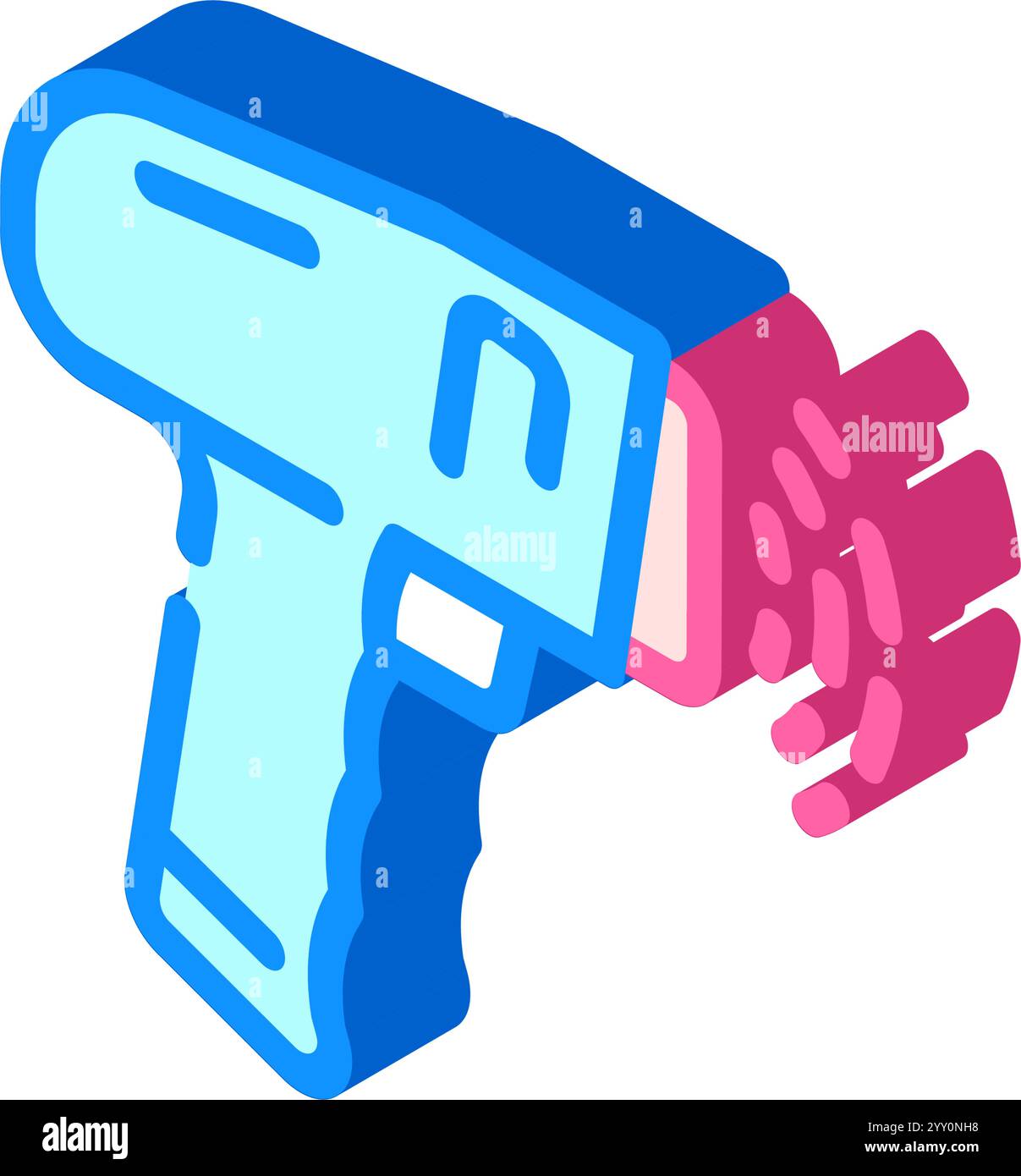 barcode scanner industry 3 isometric icon vector illustration Stock ...