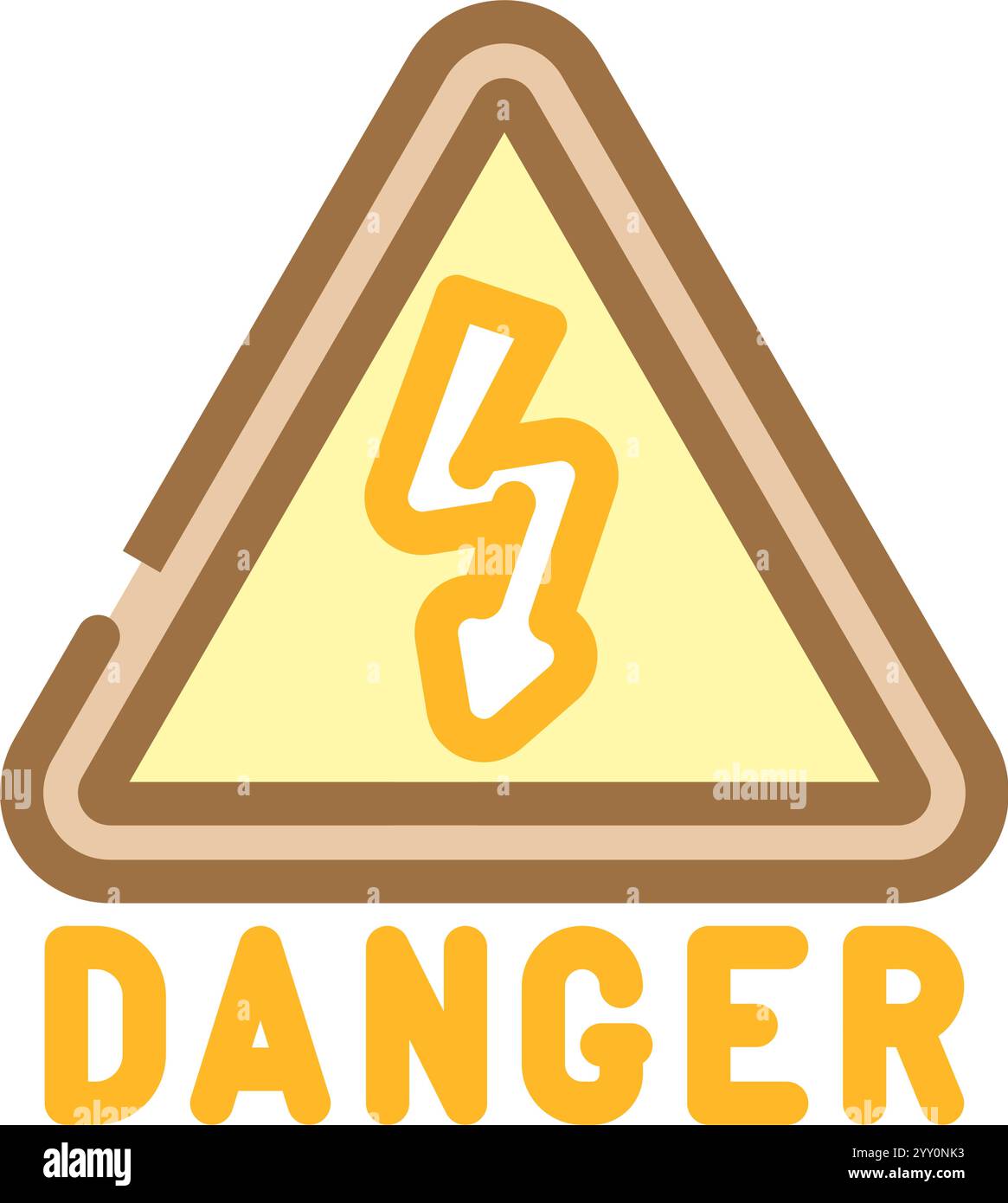 electrical safety injury prevention color icon vector illustration ...