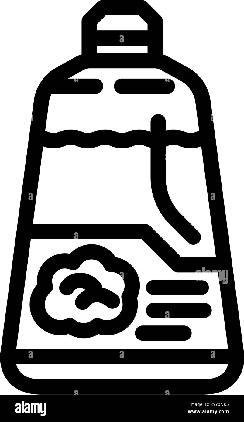 wash soap car care line icon vector illustration Stock Vector Image ...