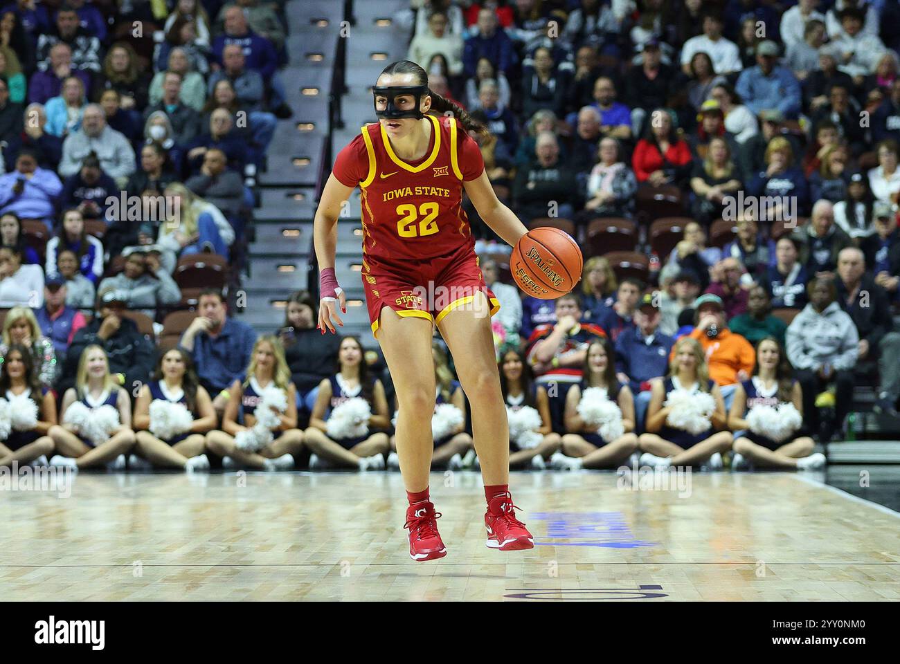 UNCASVILLE, CT - DECEMBER 17: Iowa State Cyclones guard Reagan Wilson ...