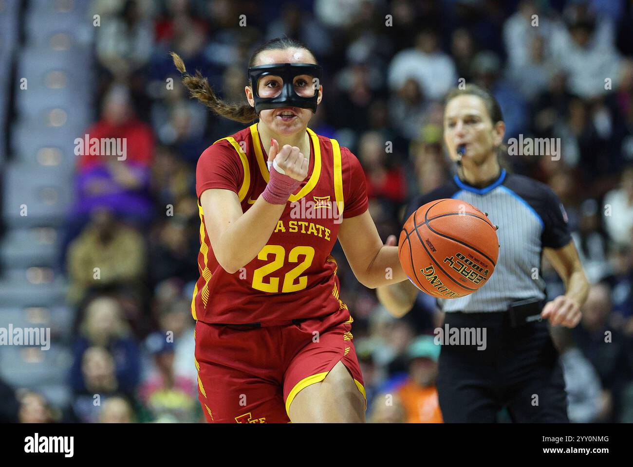UNCASVILLE, CT - DECEMBER 17: Iowa State Cyclones guard Reagan Wilson ...