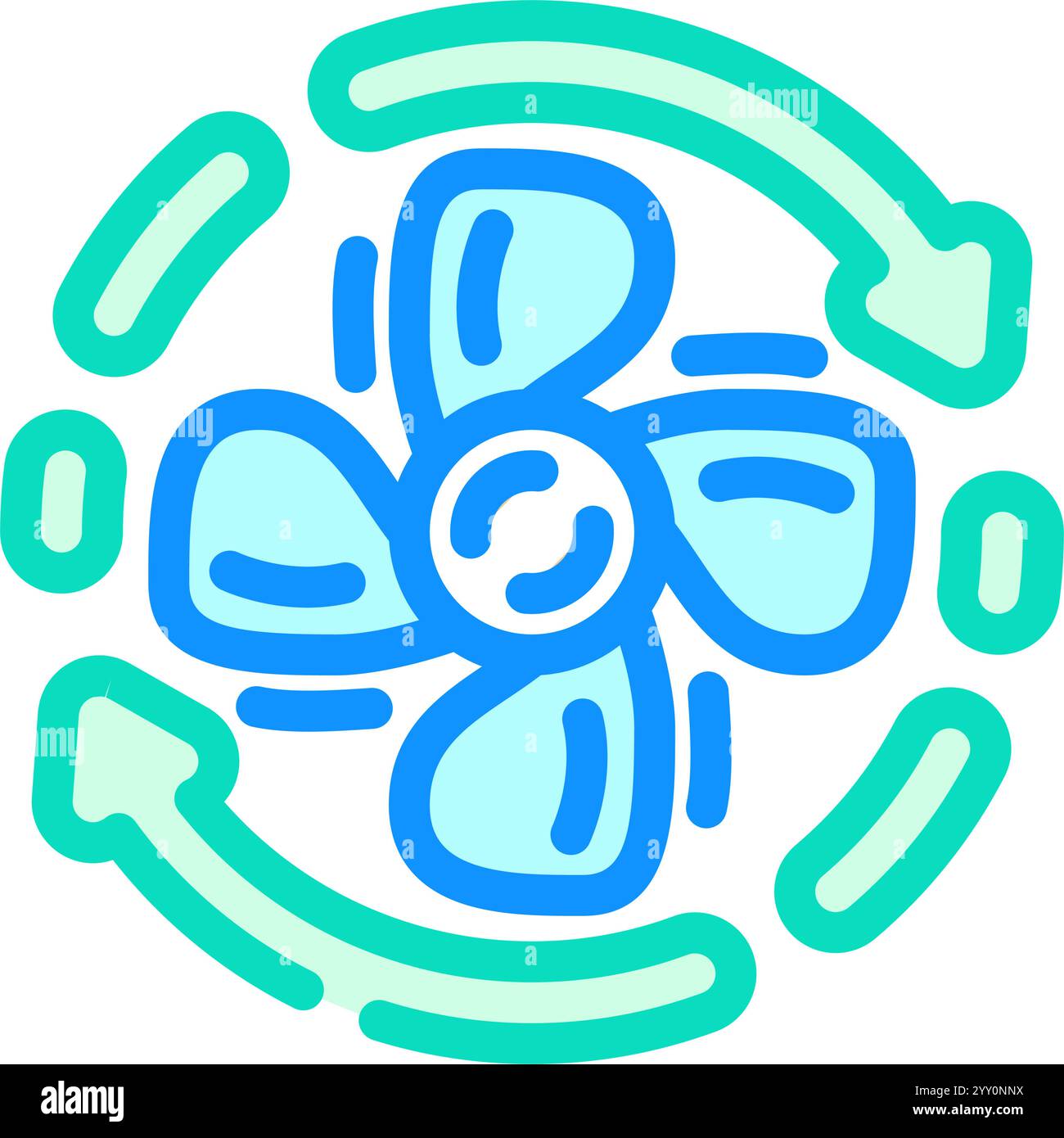proper ventilation injury prevention color icon vector illustration ...