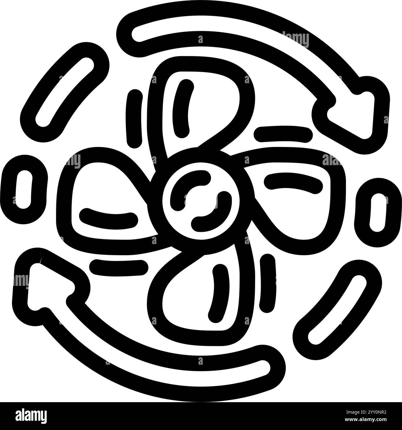 proper ventilation injury prevention line icon vector illustration ...