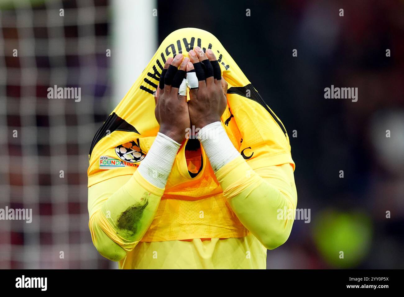 Milano, Italia. 17th Sep, 2024. AC Milan's goalkeeper Mike Maignan ...