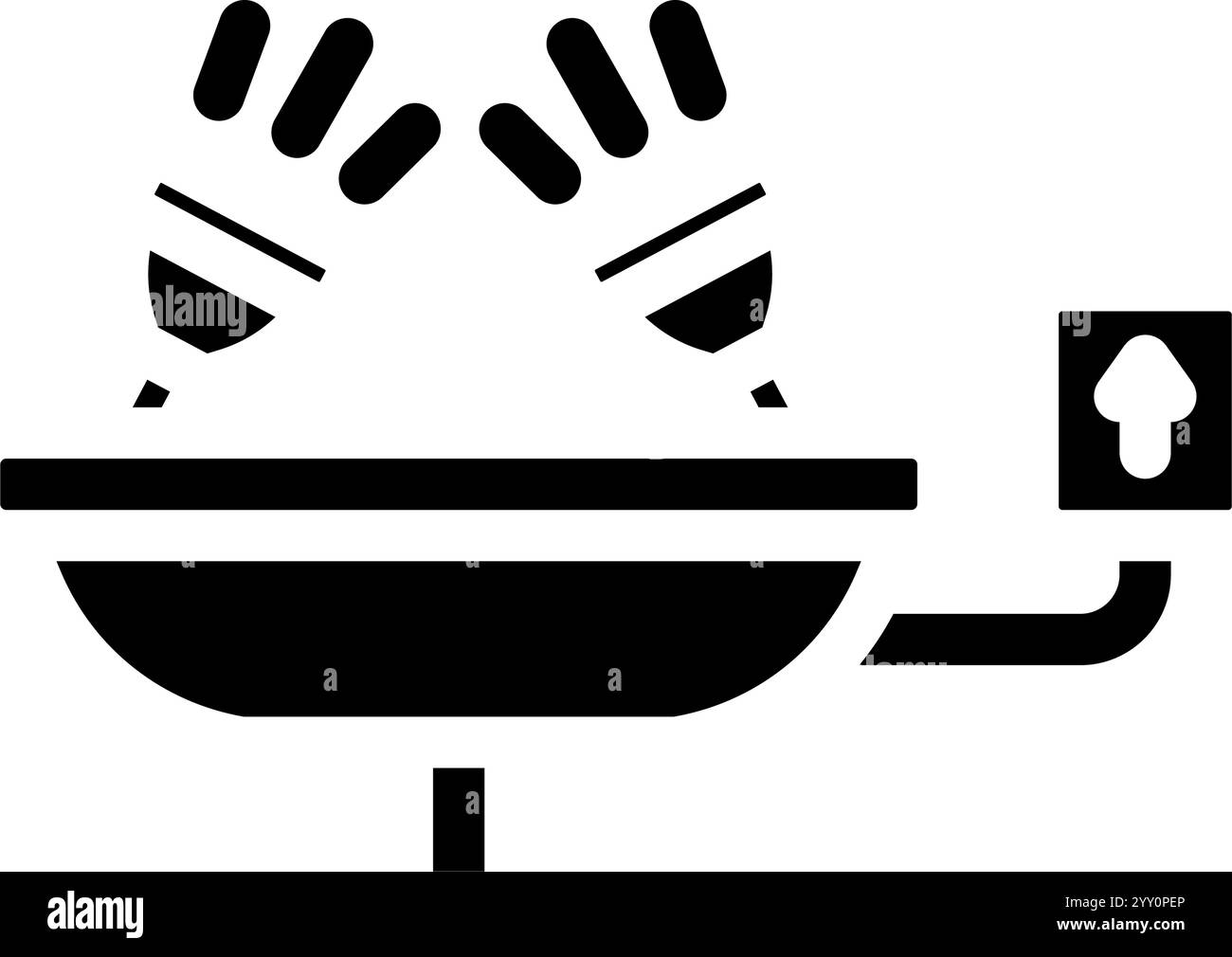 Eye wash station Black and White Stock Photos & Images - Alamy