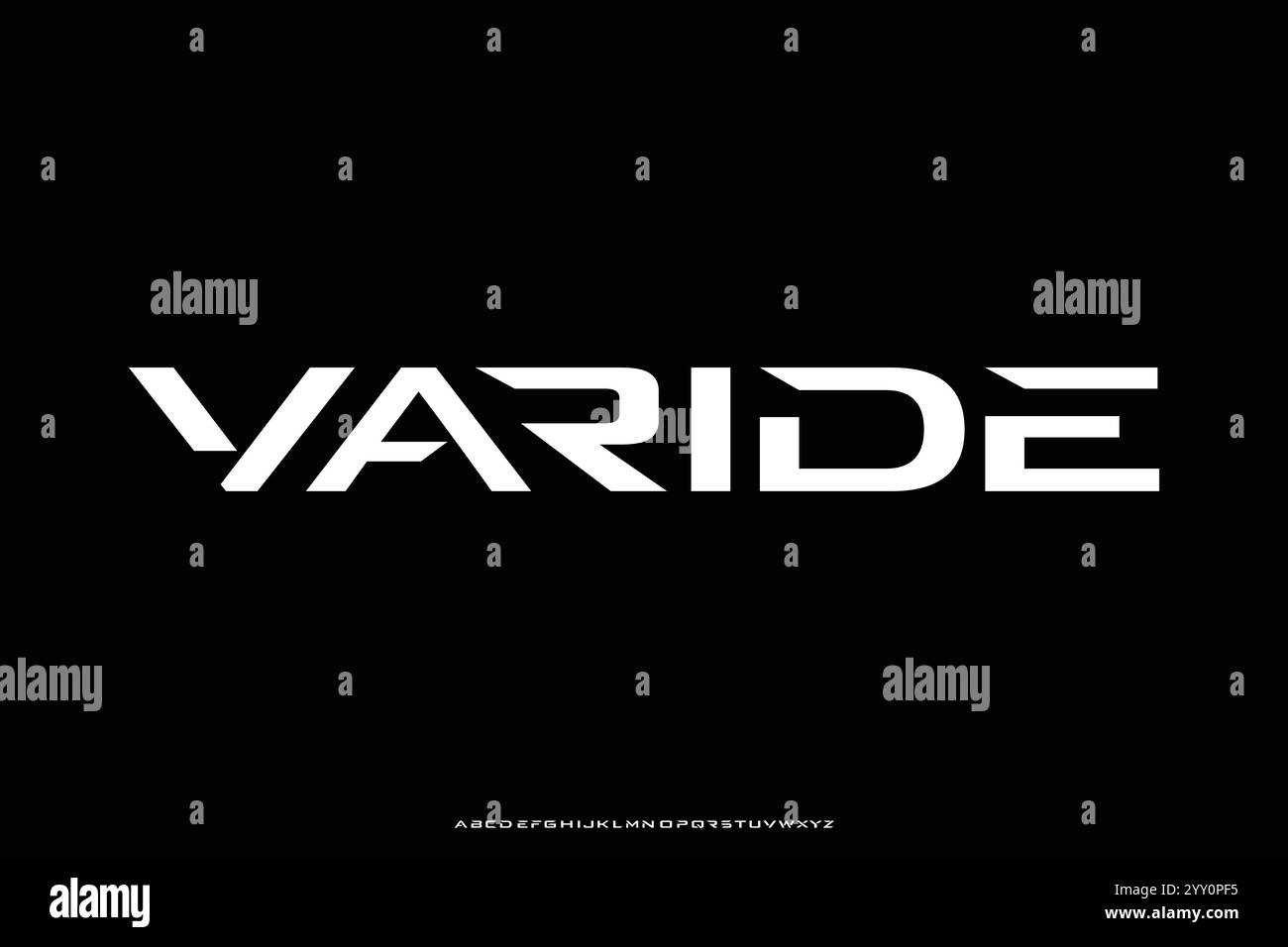 Abstract modern futuristic sans serif alphabet display font vector ... Abstract modern futuristic sans serif alphabet display font vector ...