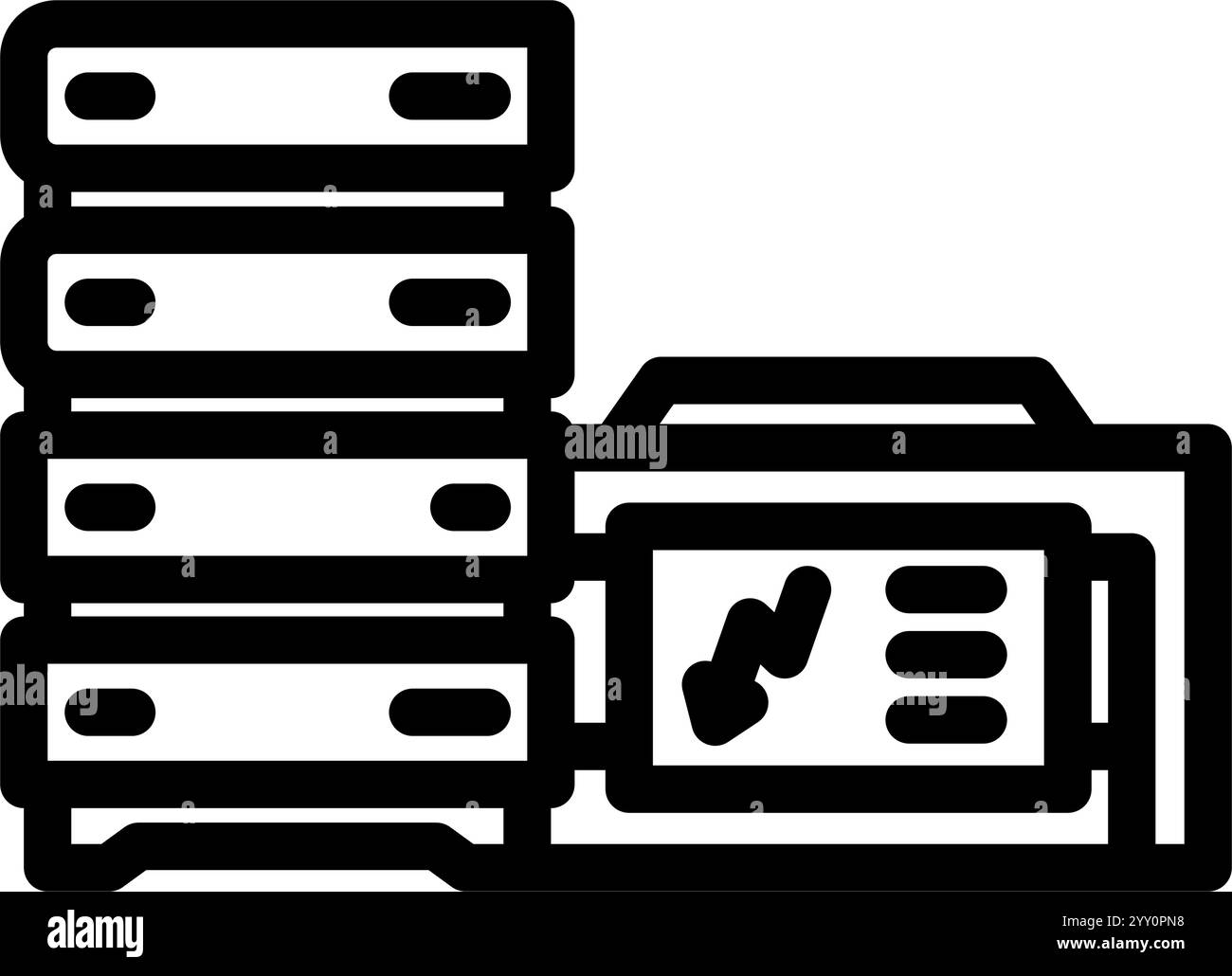 Redundant data center Black and White Stock Photos & Images - Alamy