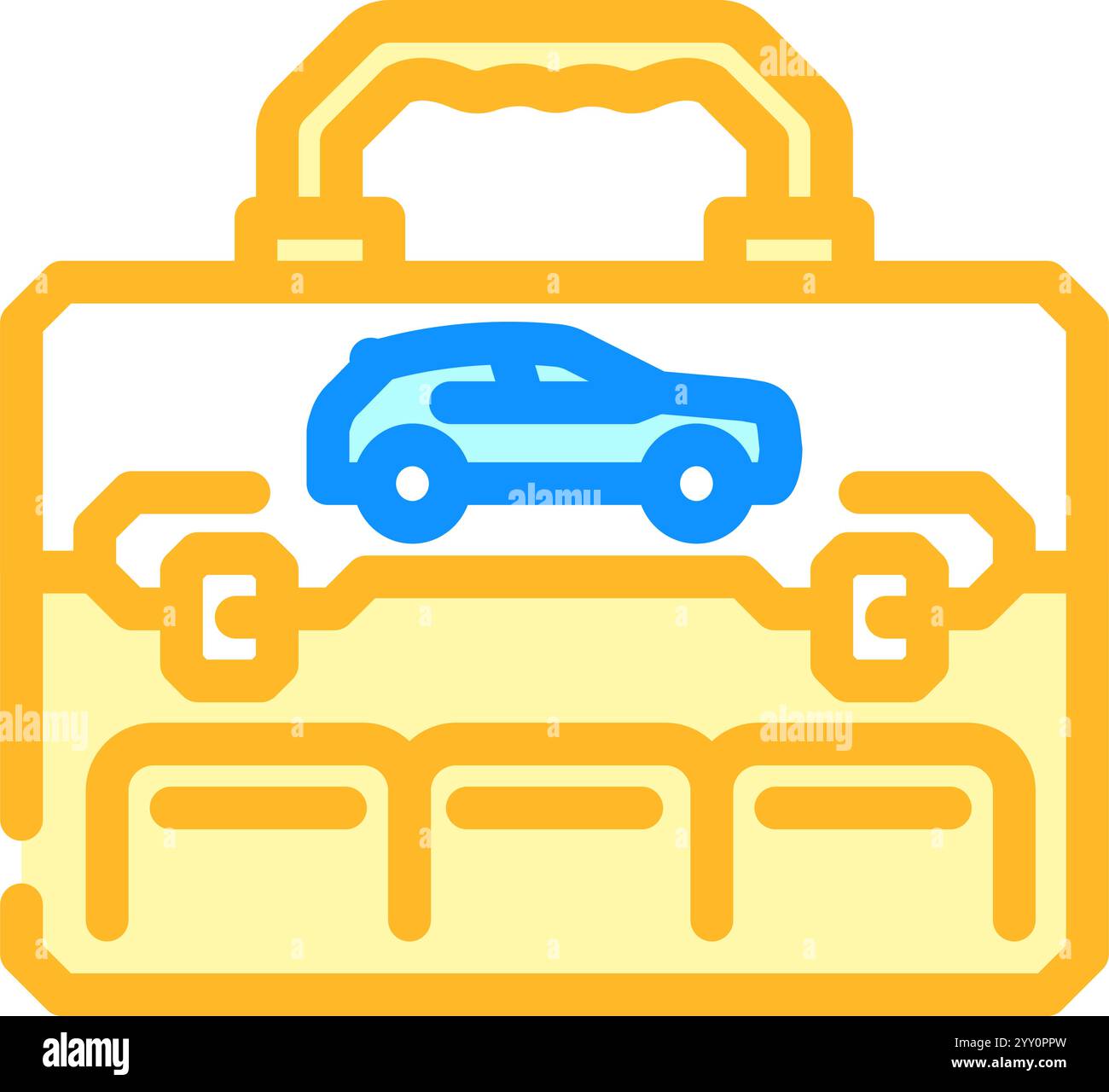 car tool kit accessory color icon vector illustration Stock Vector ...