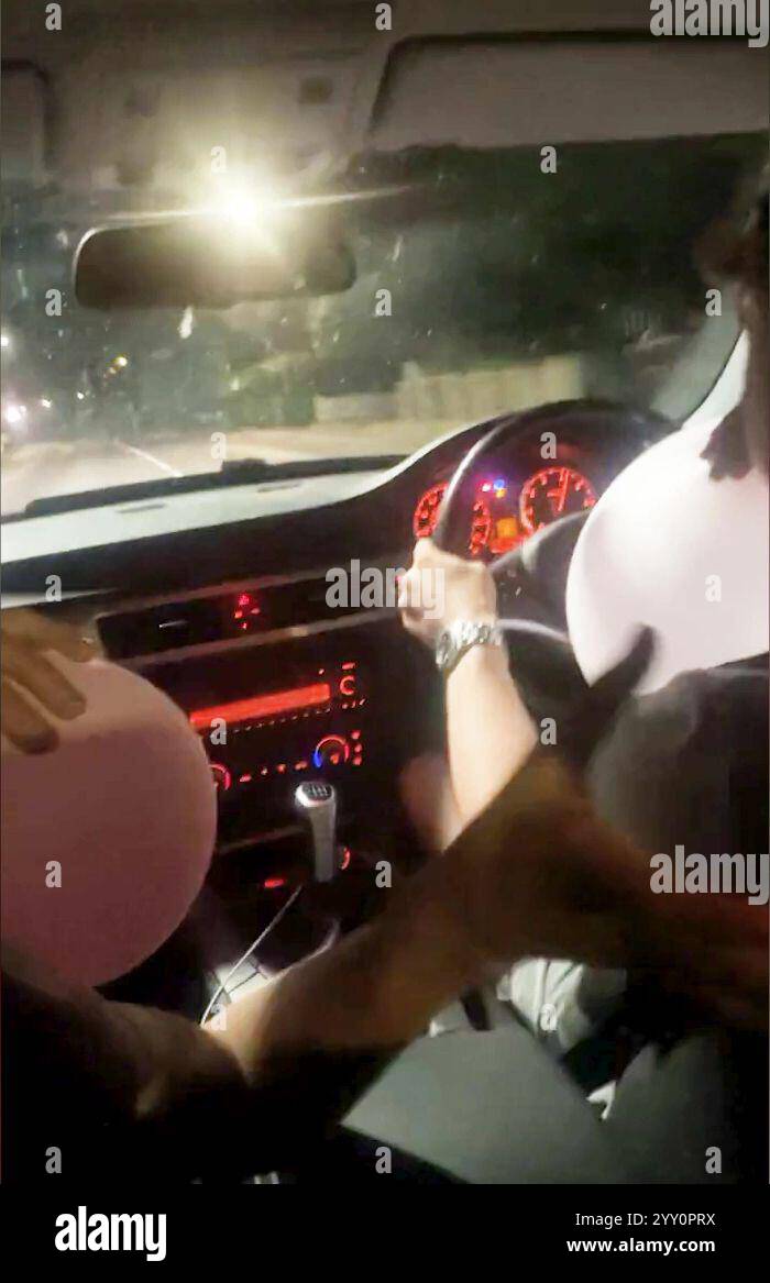 BEST QUALITY AVAILABLE Handout screengrab from video issued by Thames Valley Police of Thomas ...