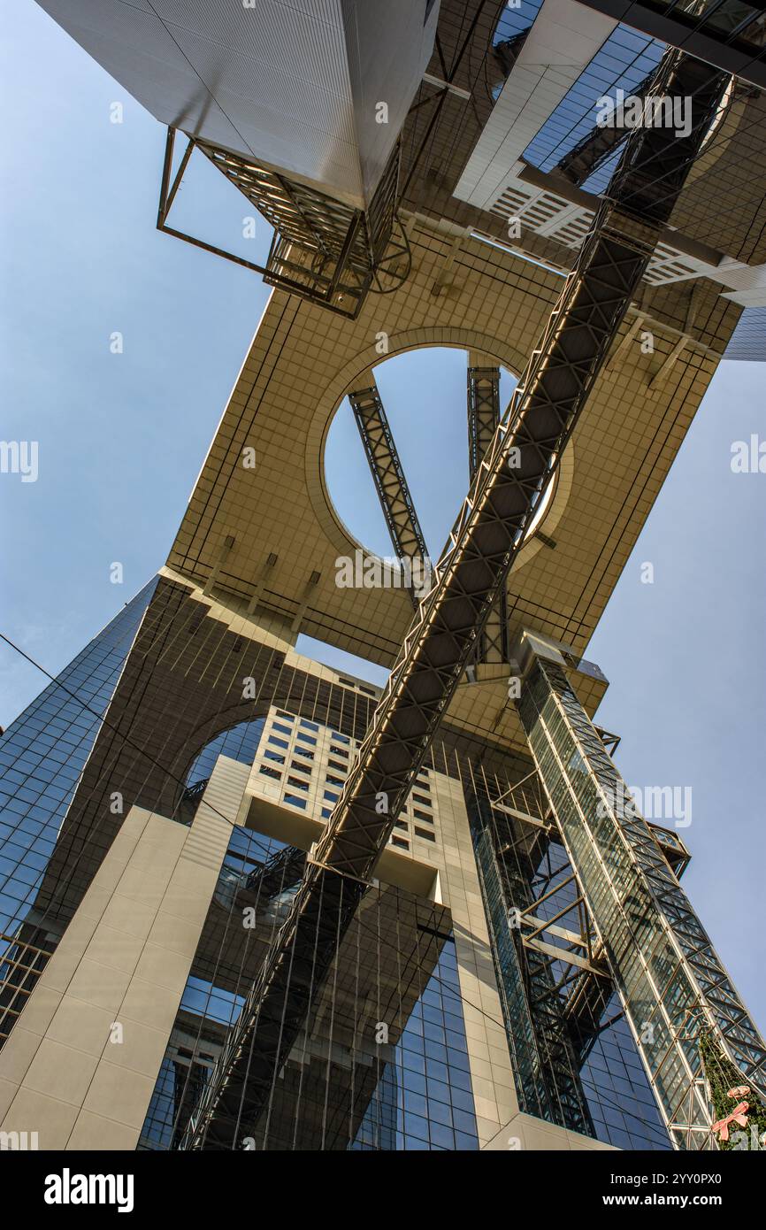 Architectural design of Umeda Sky Building, one of most popular city ...
