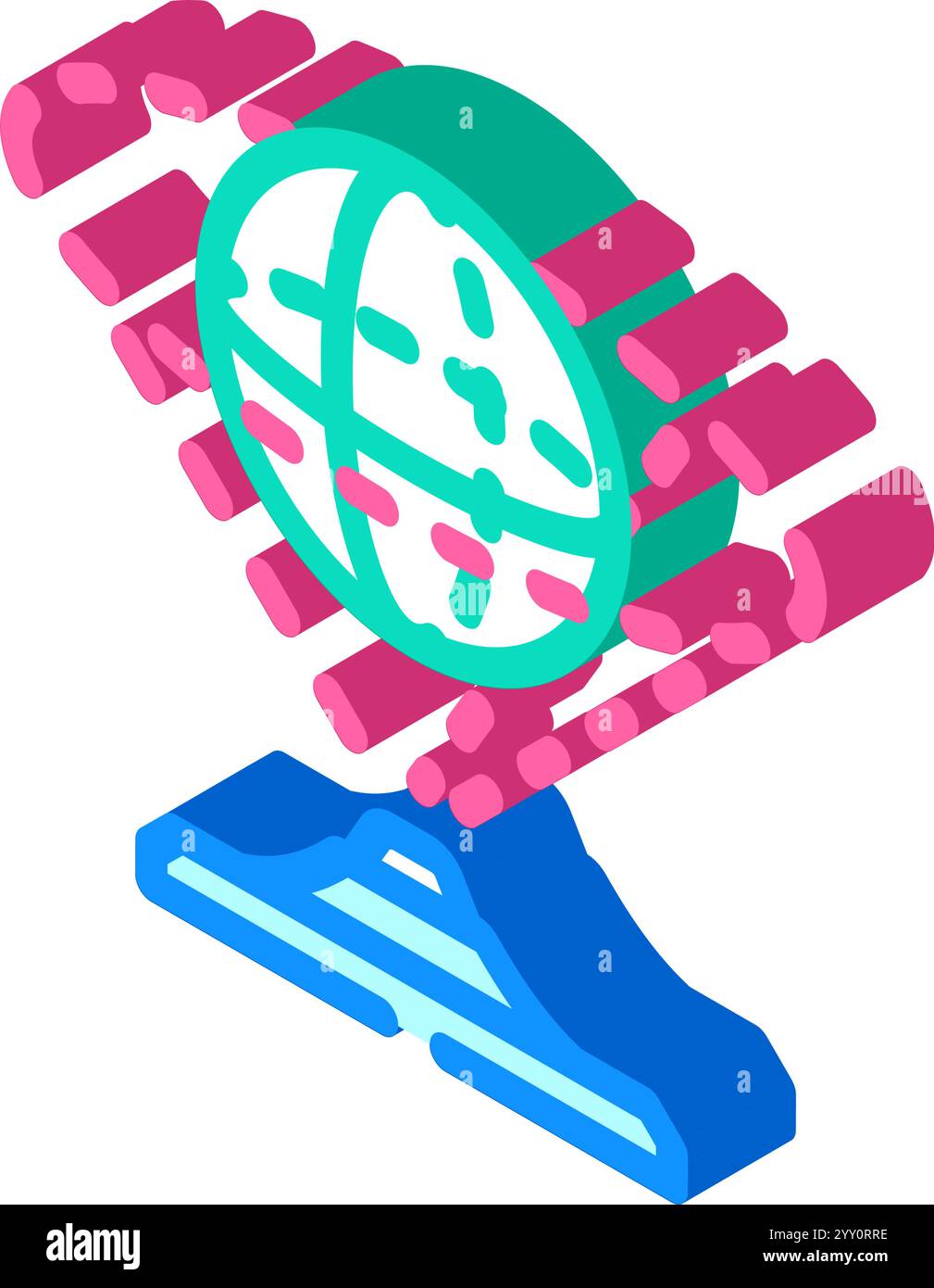 hologram augmented reality isometric icon vector illustration Stock ...