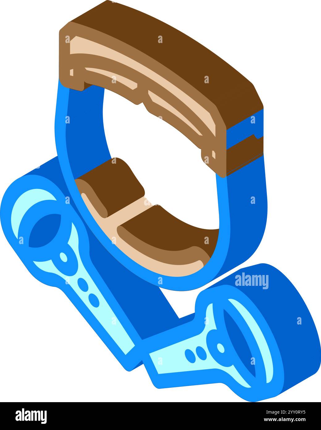 mixed reality headset augmented reality isometric icon vector ...