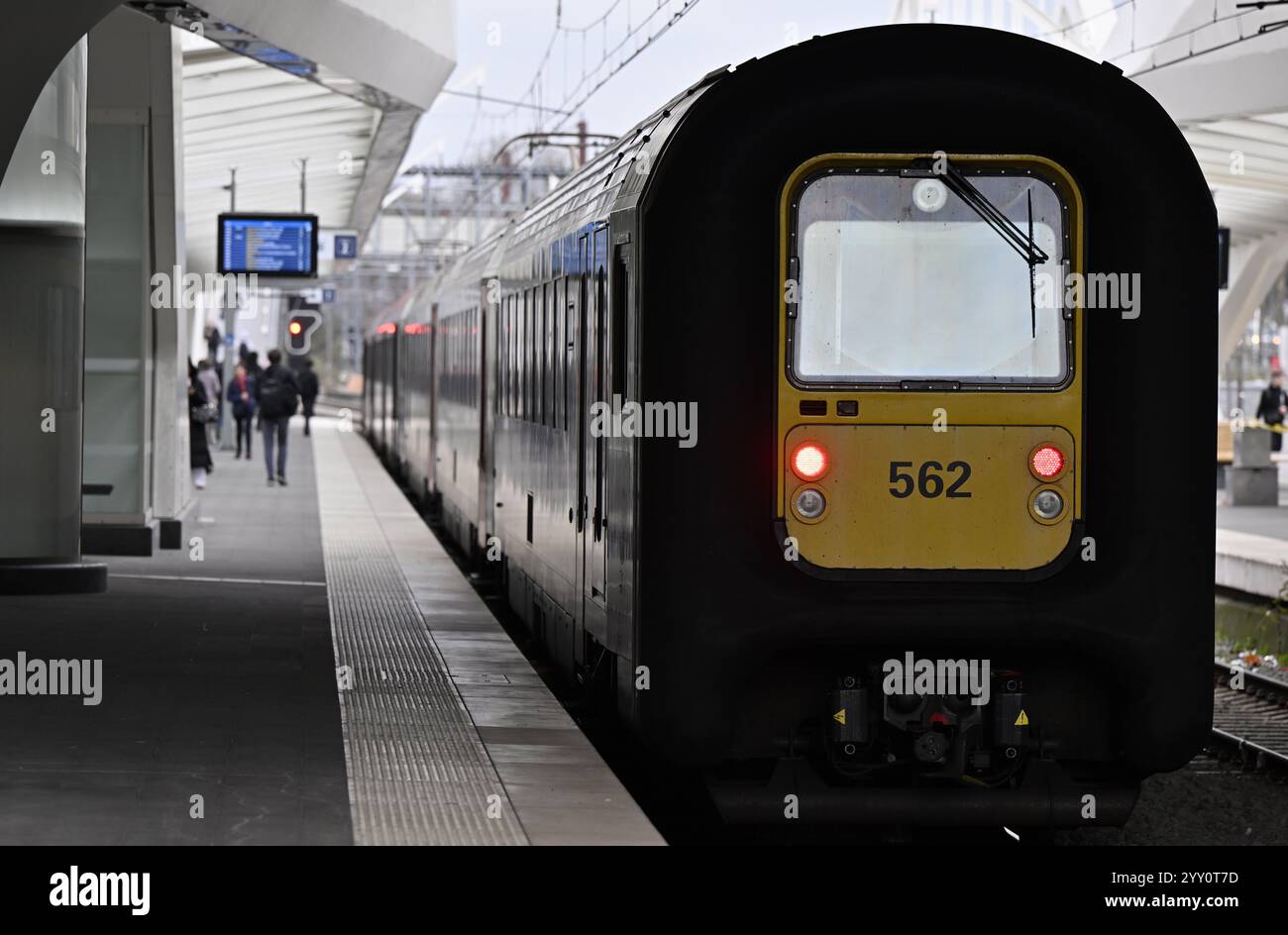 Mons, Belgium. 18th Dec, 2024. Opening of the new Mons train station ...