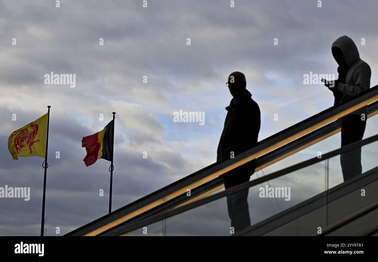 Mons, Belgium. 18th Dec, 2024. Opening of the new Mons train station ...