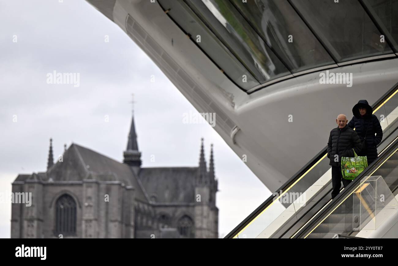 Opening of the new Mons train station with the opening of the new ...