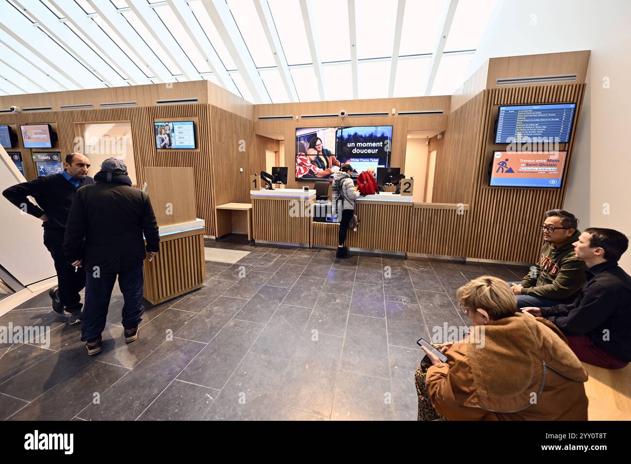 Opening of the new Mons train station with the opening of the new ...