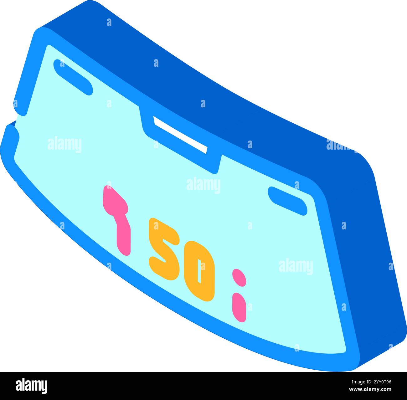 head up display hud augmented reality isometric icon vector ...