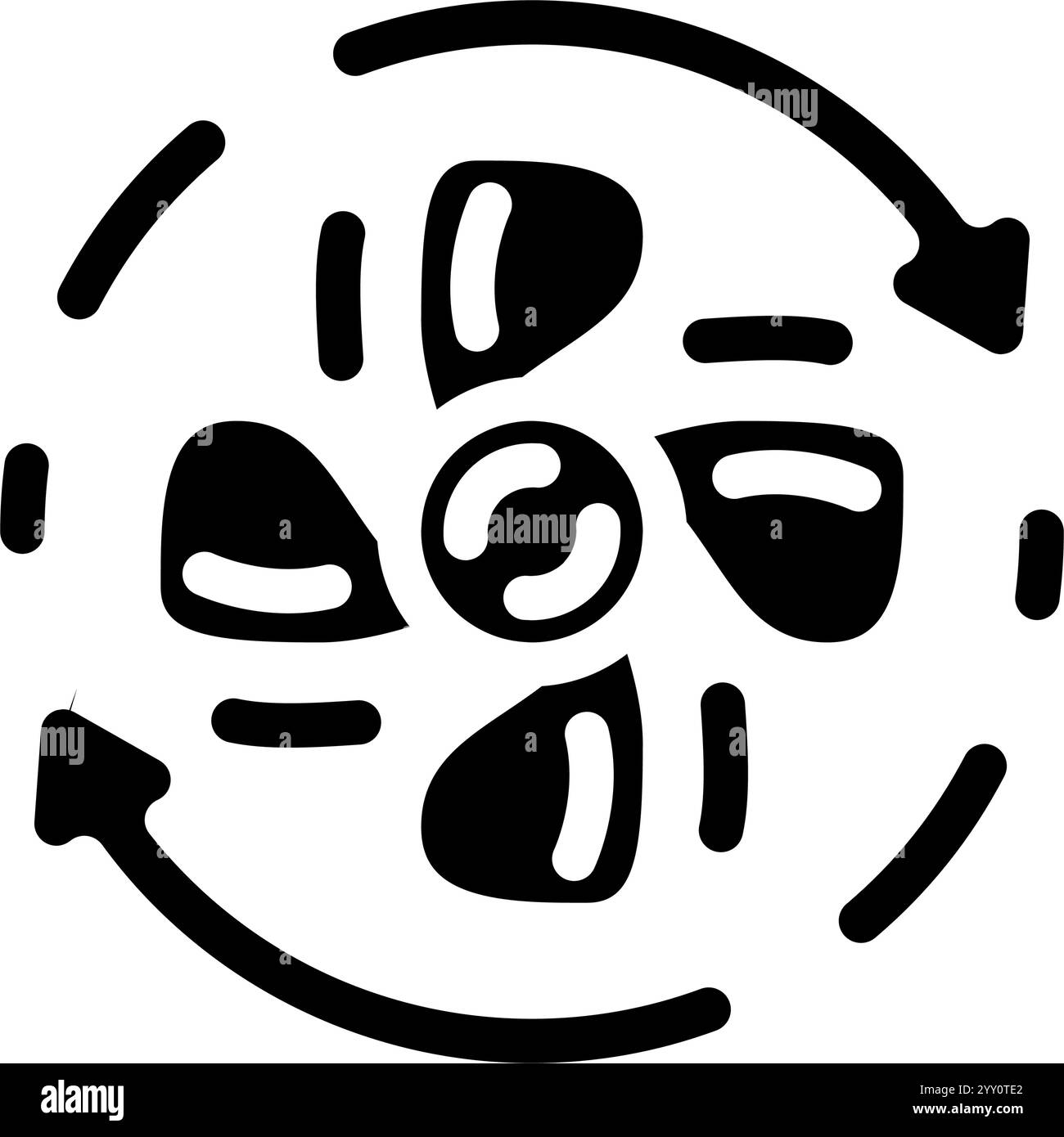 proper ventilation injury prevention glyph icon vector illustration ...