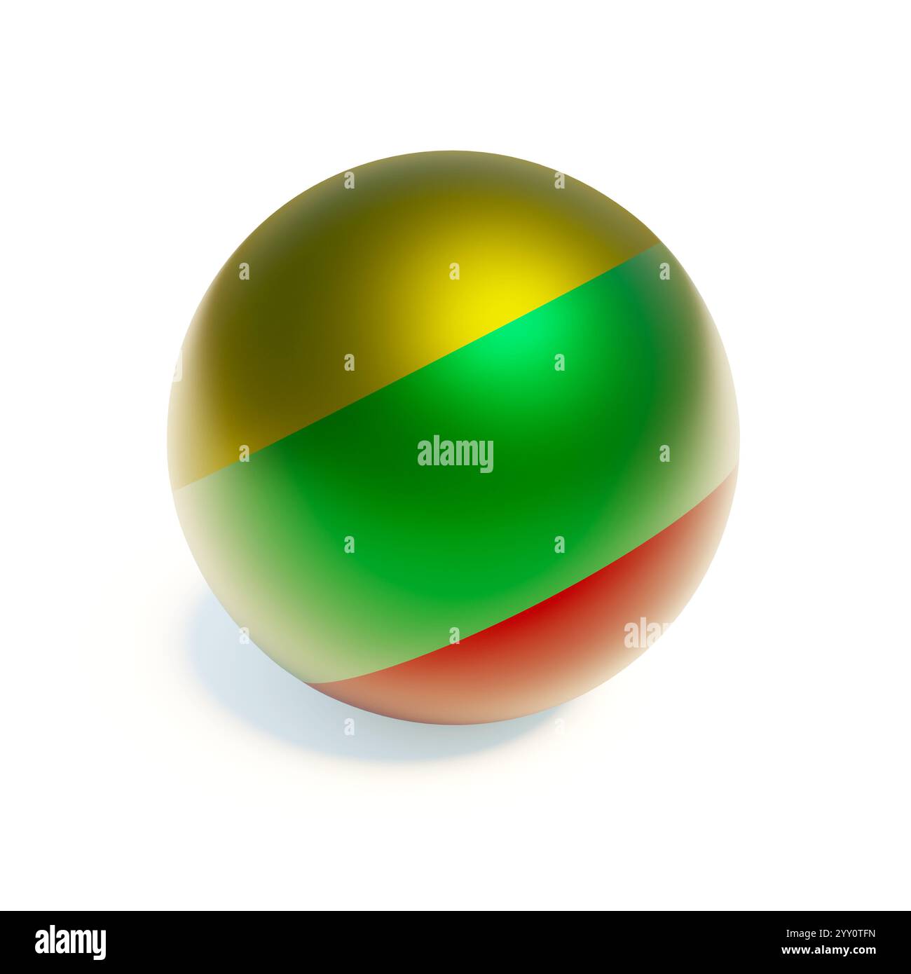 Lithuanian flag Sphere on the white background Stock Photo - Alamy