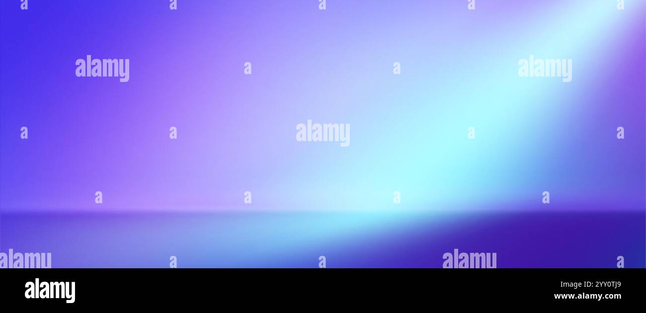 Abstract blue background with light effect. Vector realistic ...