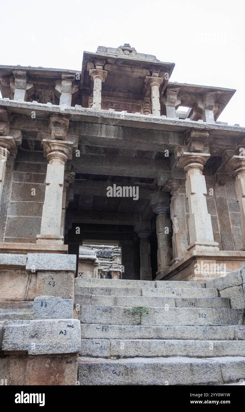 Hemakuta Hill Temple Complex in Hampi. India Stock Photo - Alamy