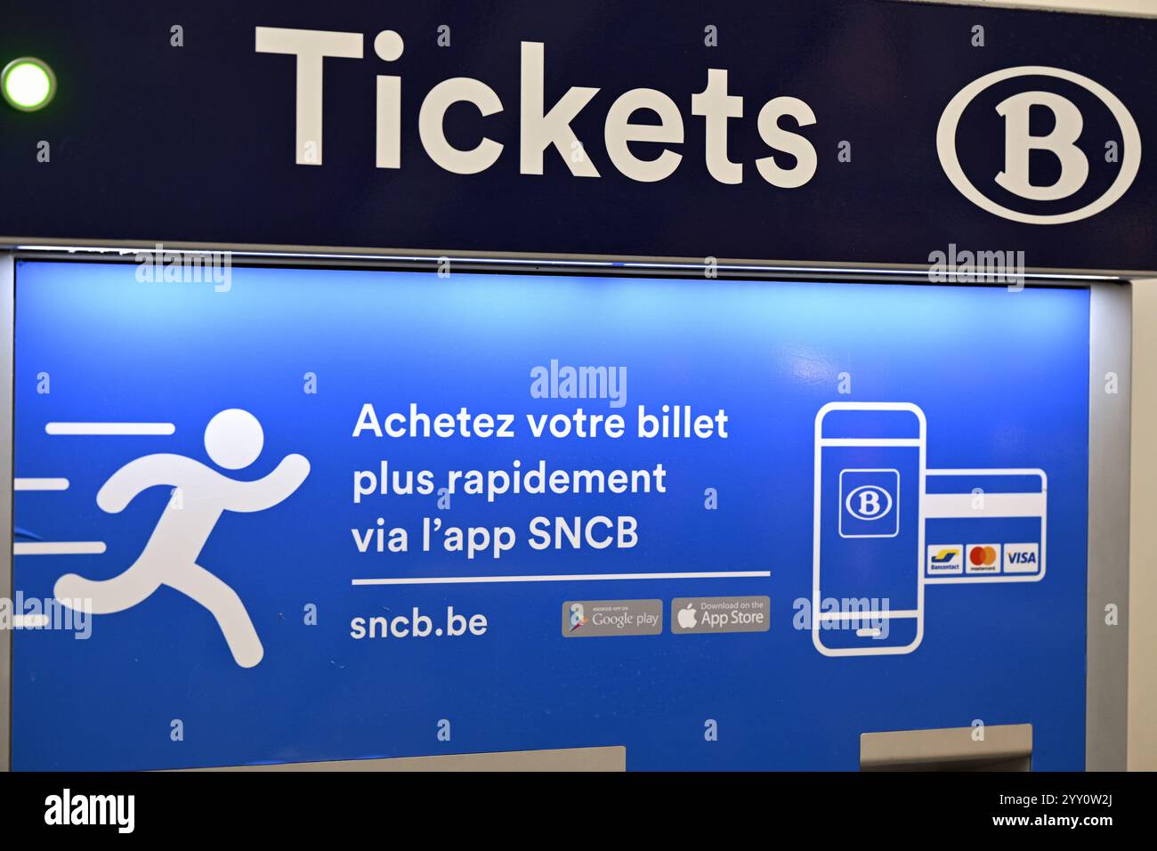 Mons, Belgium. 18th Dec, 2024. Opening of the new Mons train station ...