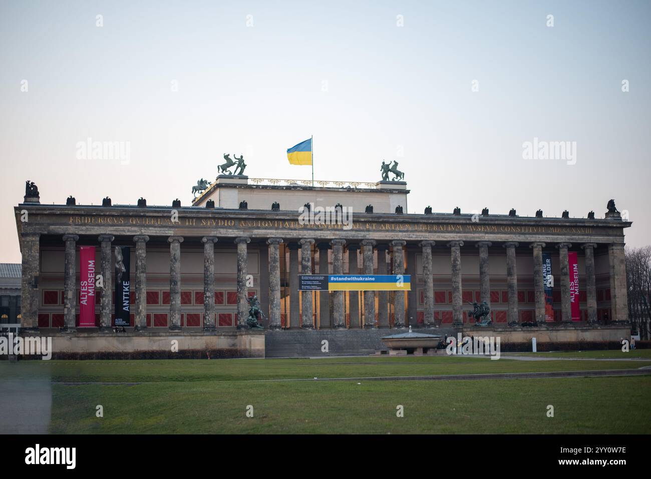 The Altes Museum in Berlin, showcasing classical architecture and ...