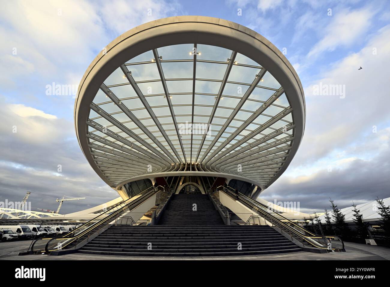 Mons, Belgium. 18th Dec, 2024. Opening of the new Mons train station ...