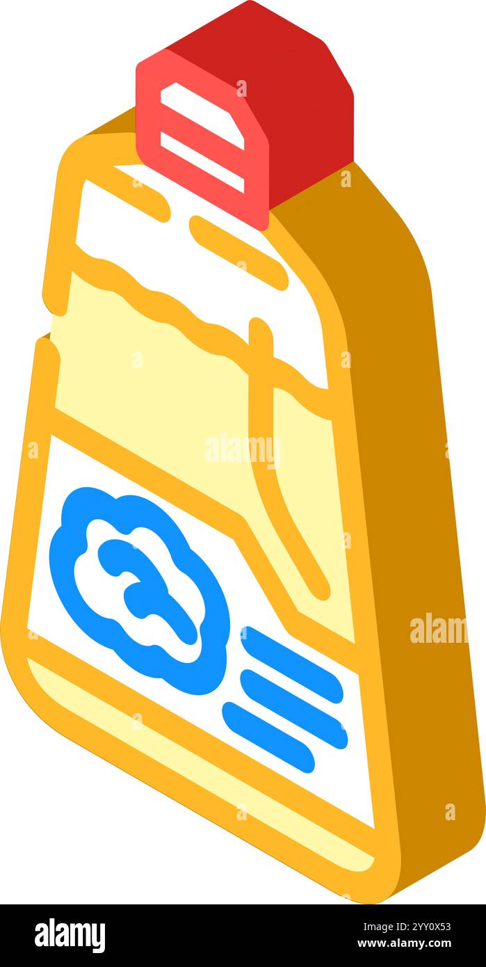 wash soap car care isometric icon vector illustration Stock Vector ...