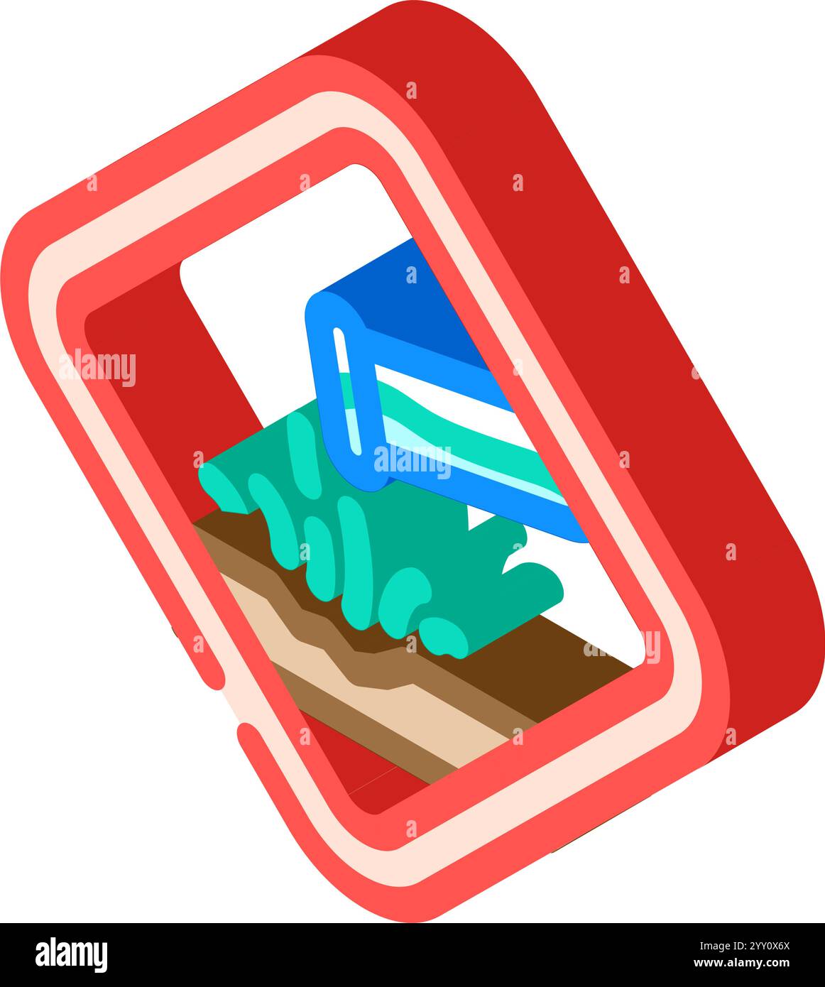 chemical safety label isometric icon vector illustration Stock Vector ...