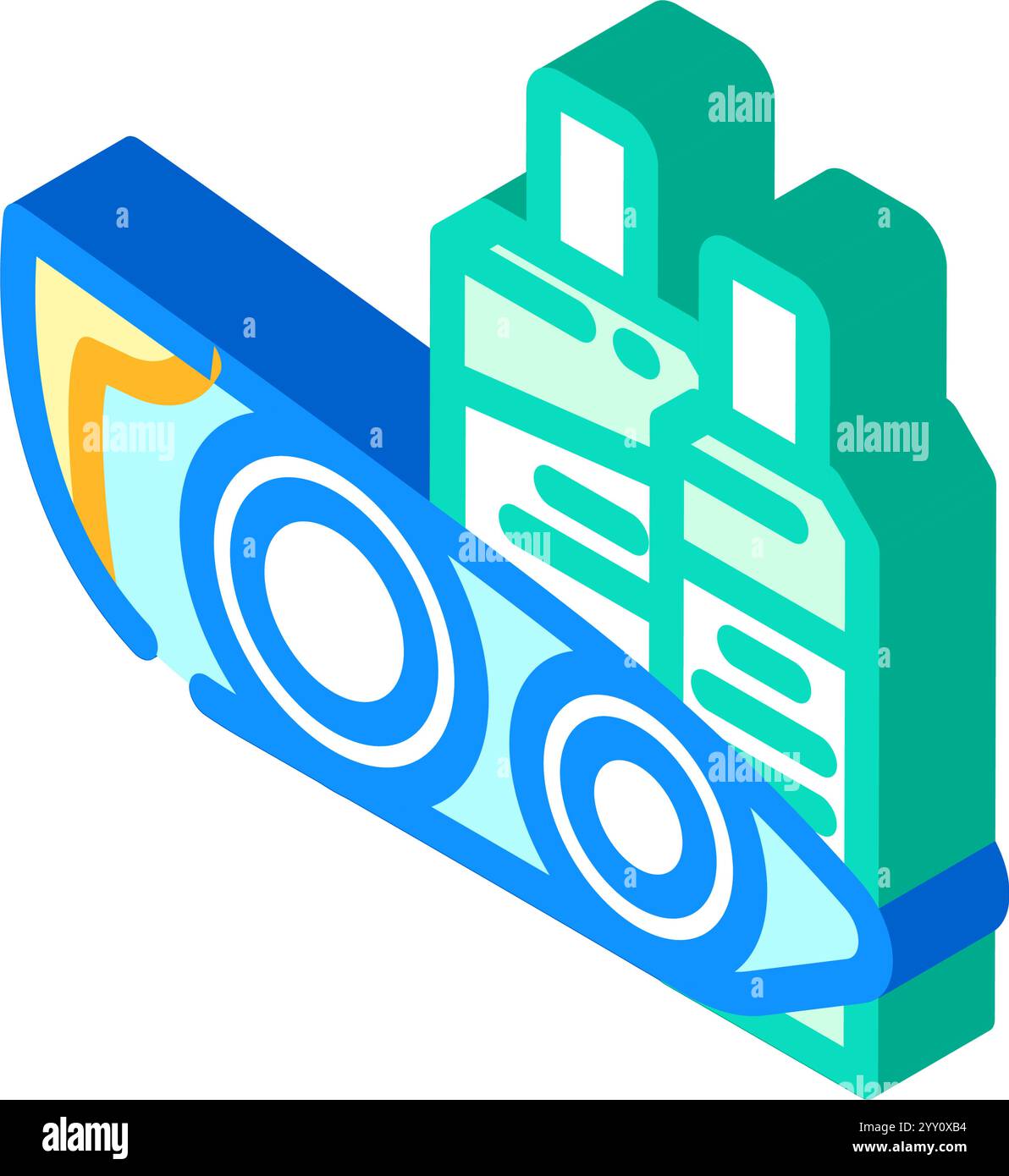 headlight restoration kit car care isometric icon vector illustration ...