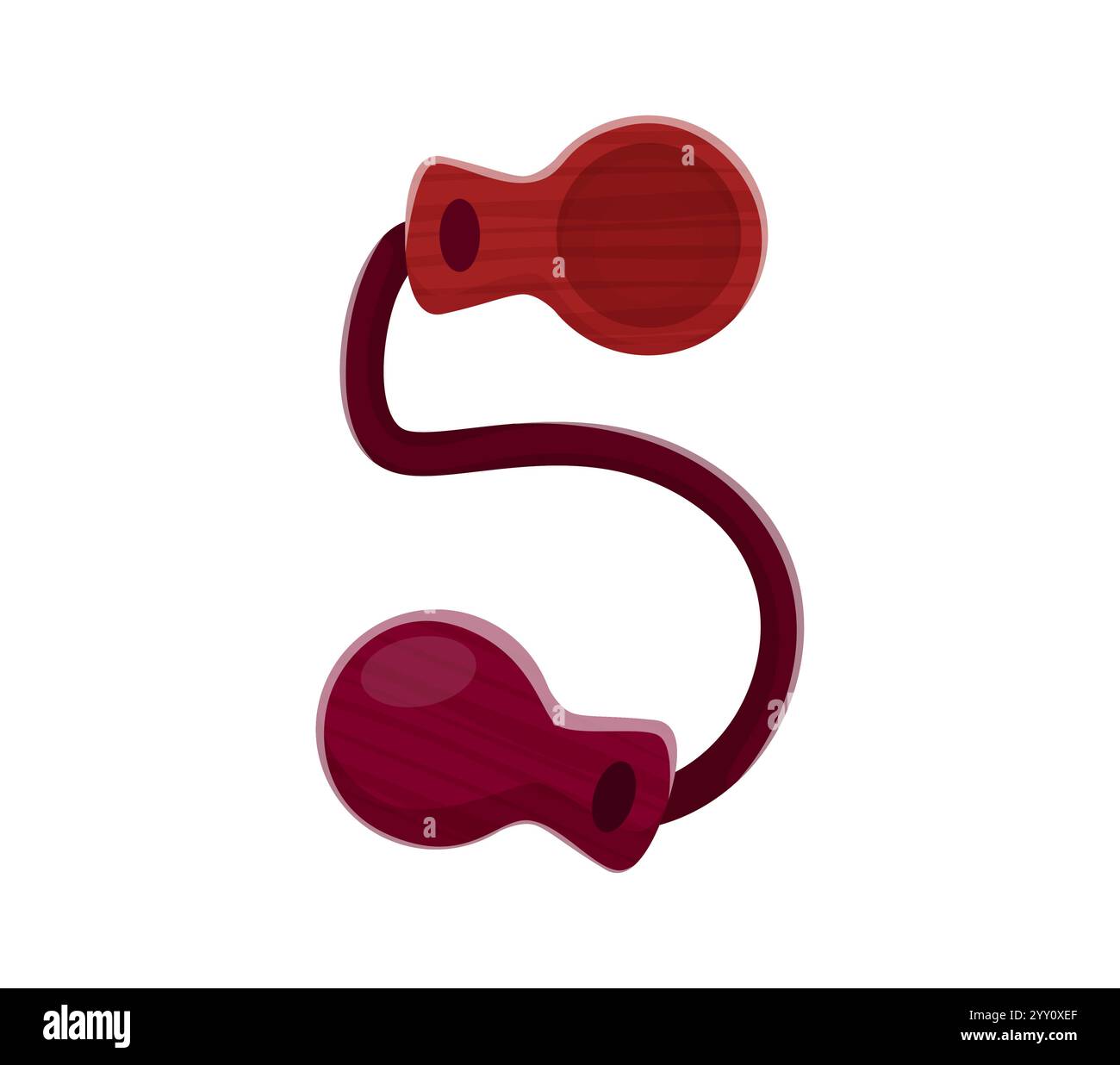 Castanets musical instrument font 5 digit symbol. Orchestra percussion ...