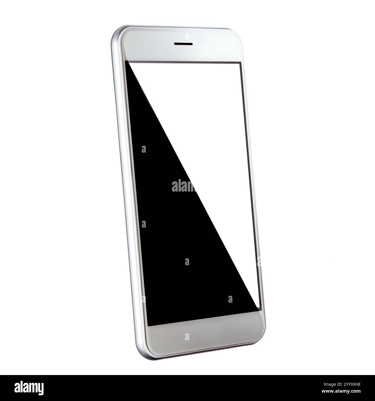 Mobile phone screen mock Cut Out Stock Images & Pictures - Alamy