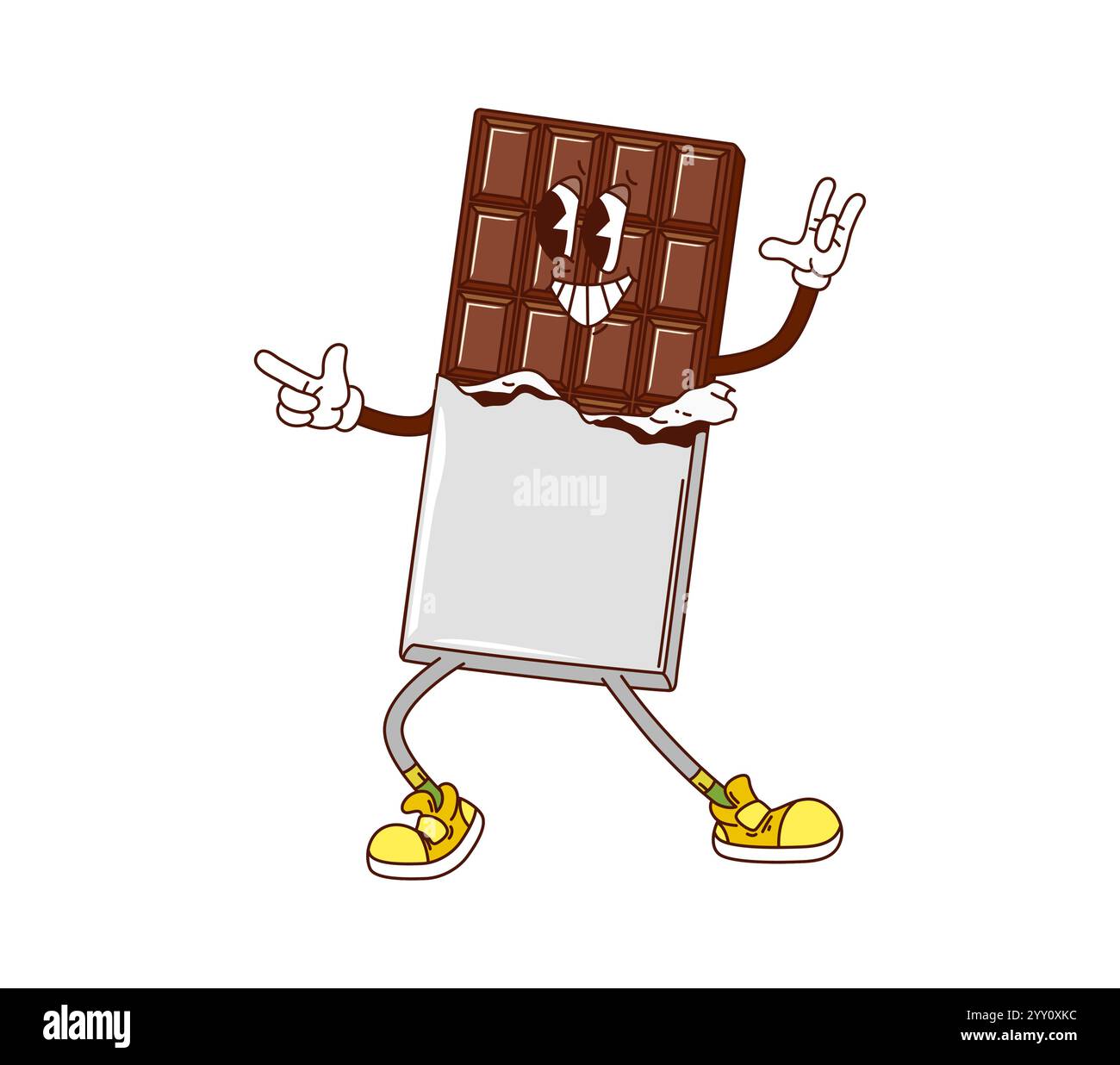 Groovy chocolate candy character hi-res stock photography and images ...
