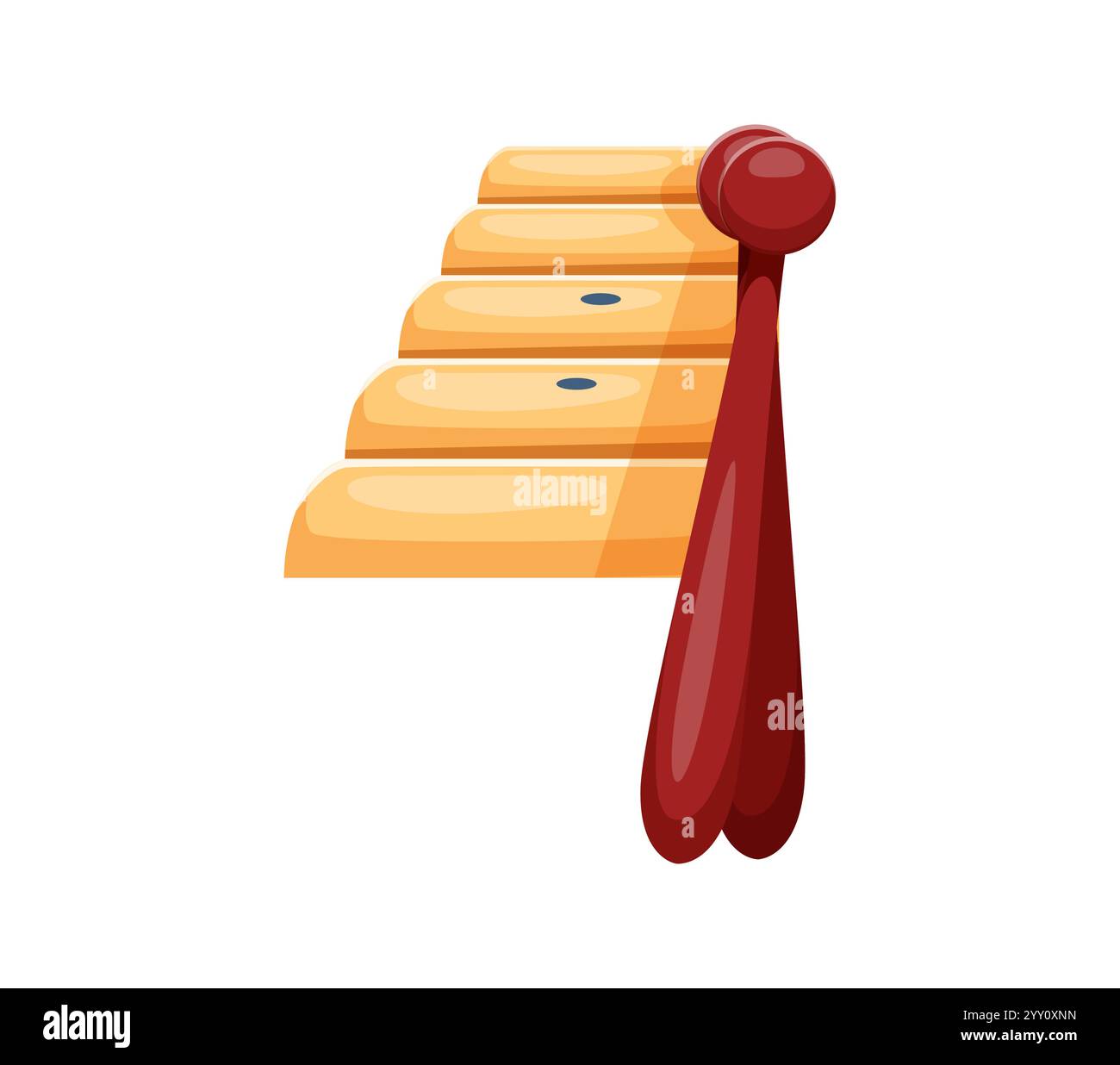 Xylophone musical instrument font 4 digit symbol. Percussion acoustic ...