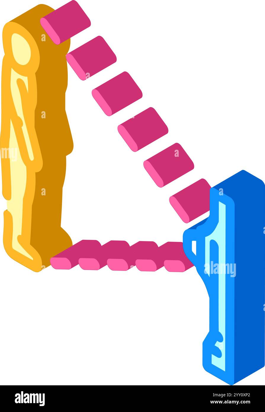 depth sensor augmented reality isometric icon vector illustration Stock ...