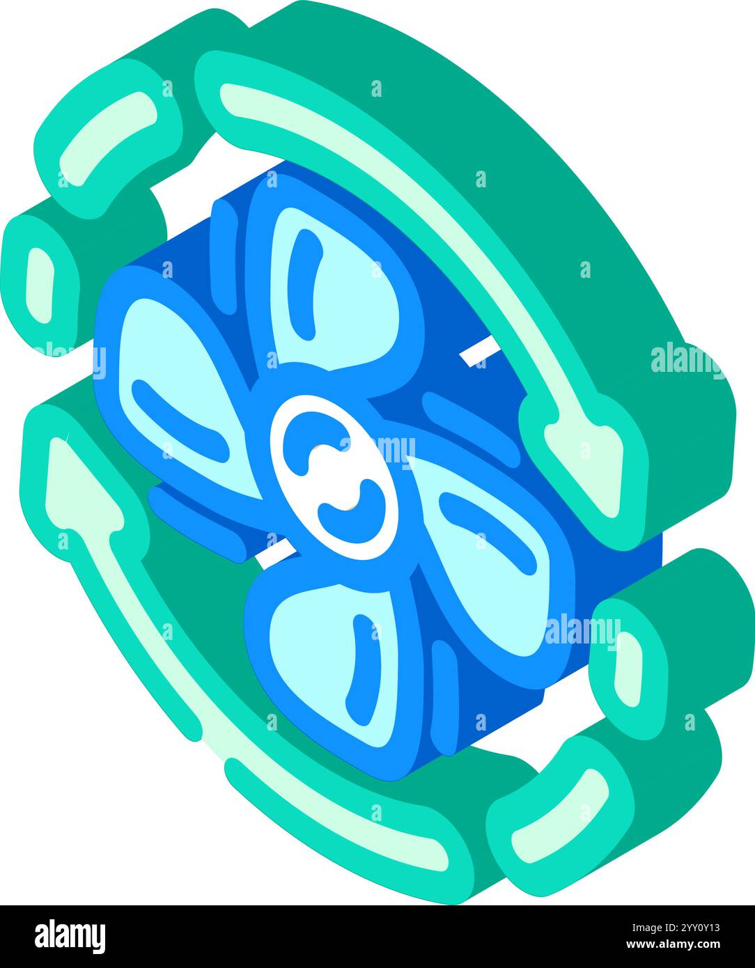 proper ventilation injury prevention isometric icon vector illustration ...