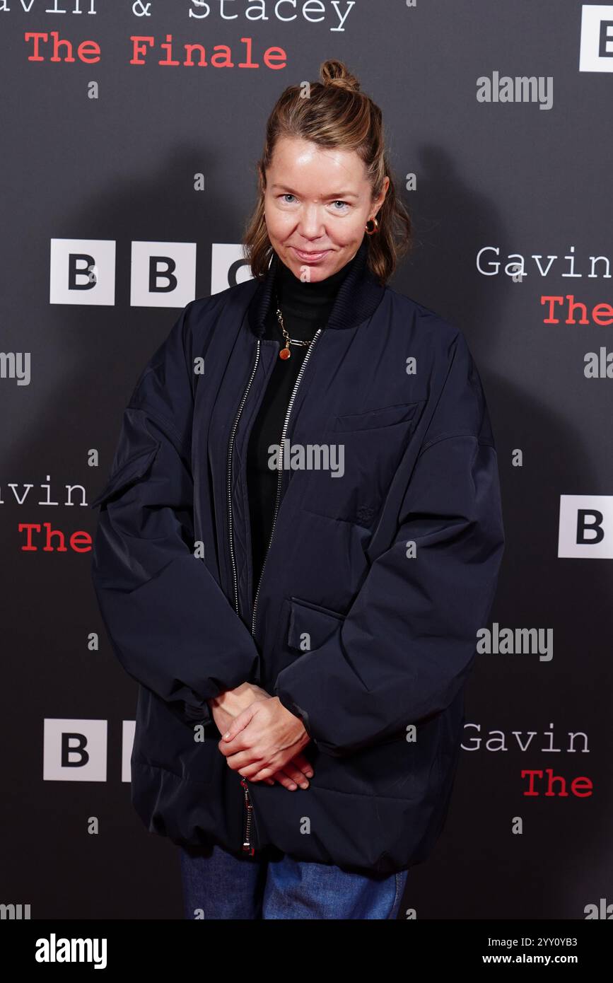 Anna Maxwell Martin attends a BBC launch event for Gavin and Stacey ...