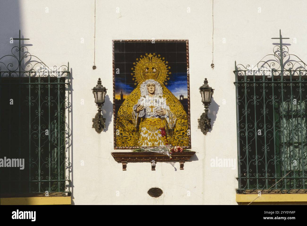 - Spain, Seville, mosaic of Our Lady of Macarena - Spagna, Siviglia ...
