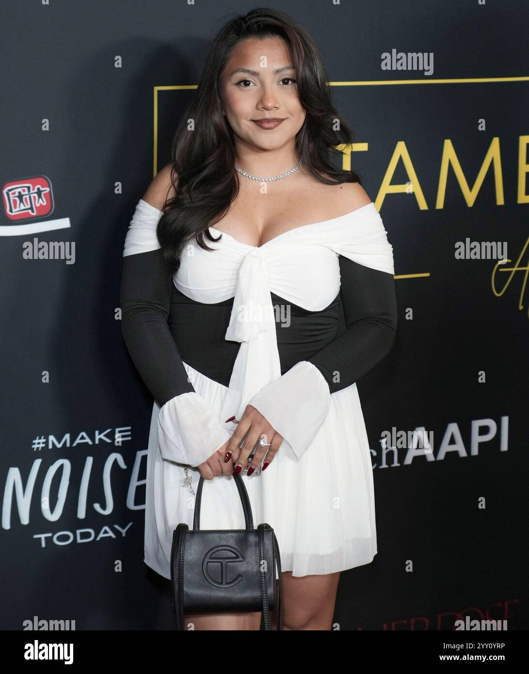 Jackie Ramirez arrives at the 2024 UNTAMED Agency AAPI Holiday Charity Gala held at Intercrew LA ...