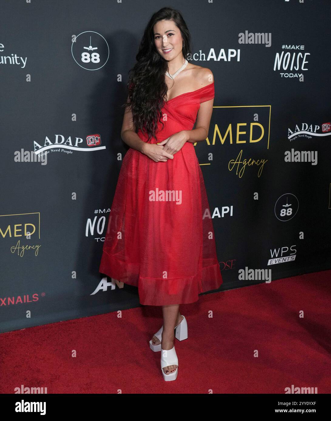 Jacki Jing arrives at the 2024 UNTAMED Agency AAPI Holiday Charity Gala ...