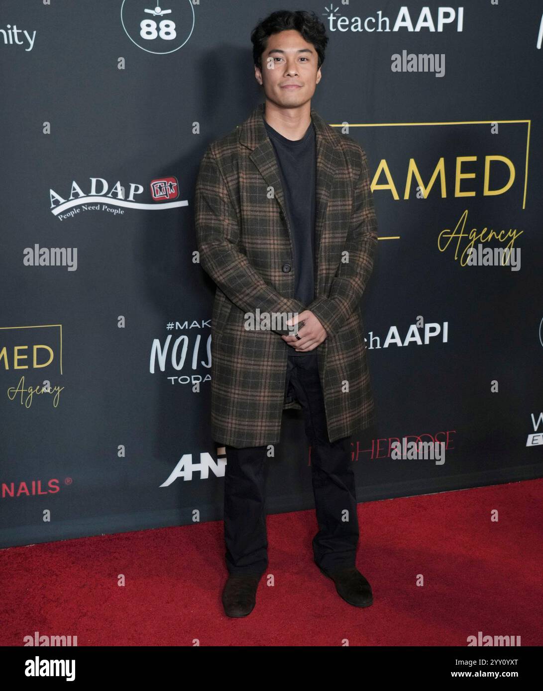 Brian Torres arrives at the 2024 UNTAMED Agency AAPI Holiday Charity ...