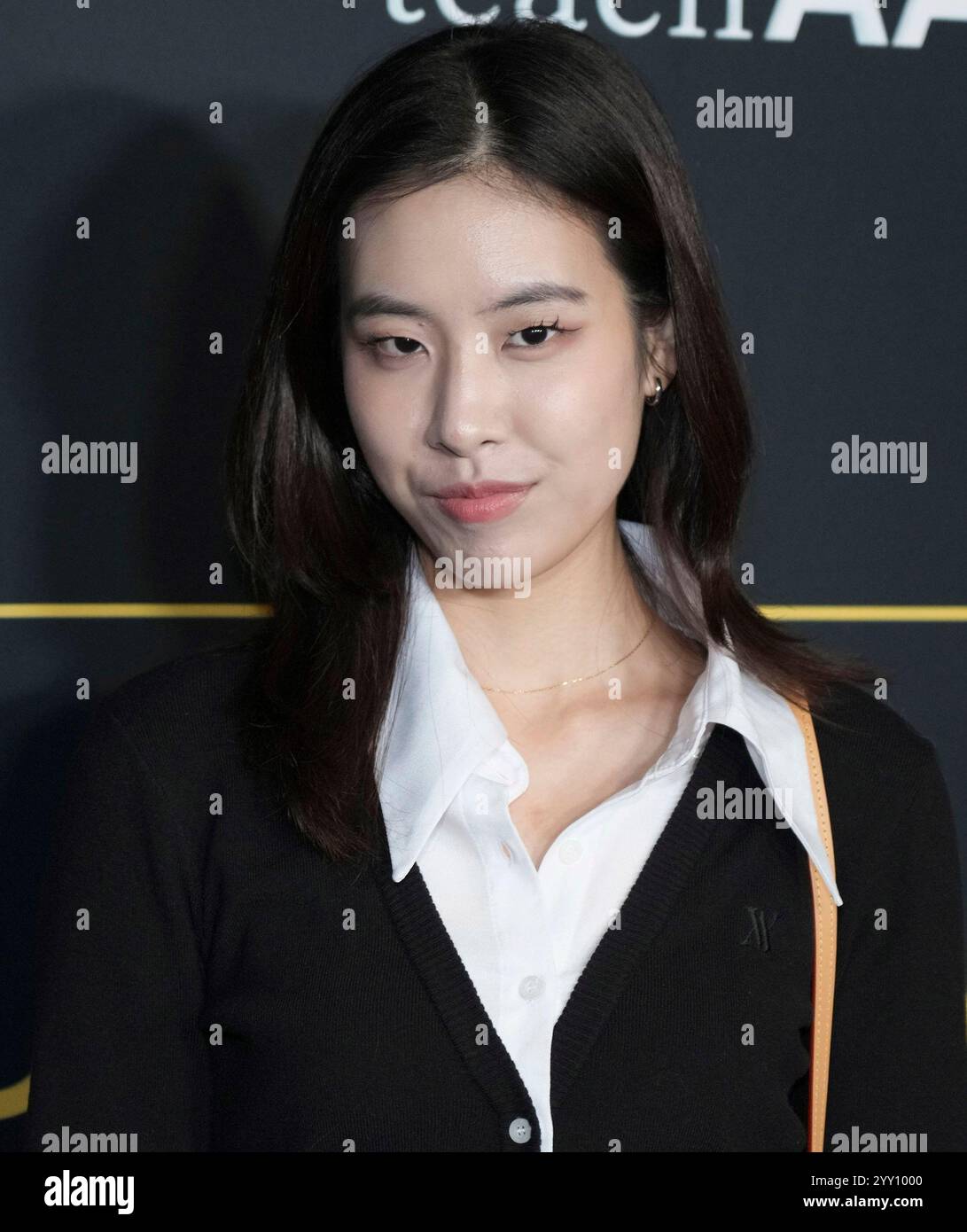 Jeena Chong arrives at the 2024 UNTAMED Agency AAPI Holiday Charity Gala held at Intercrew LA in ...