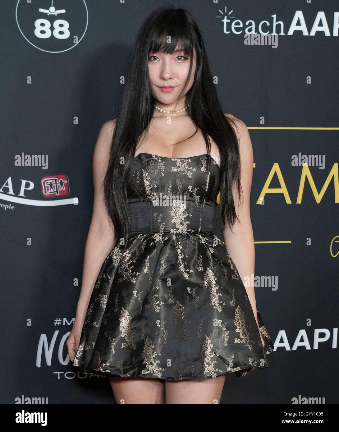 Eunchae Jang arrives at the 2024 UNTAMED Agency AAPI Holiday Charity Gala held at Intercrew LA ...