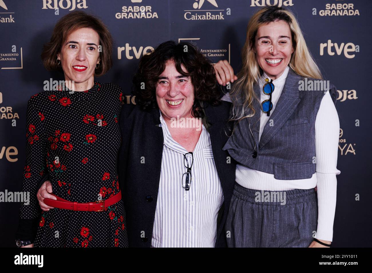 (L-R) Producer Mercedes Gamero, director Arantxa Echevarría and ...