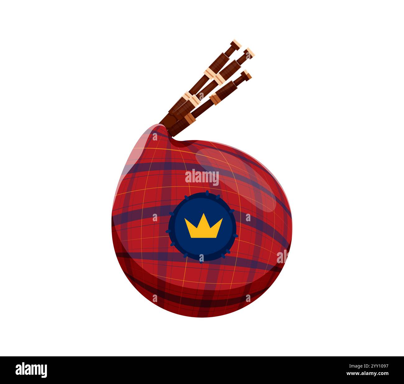 Bagpipe musical instrument font 6 digit symbol. Music festival ...