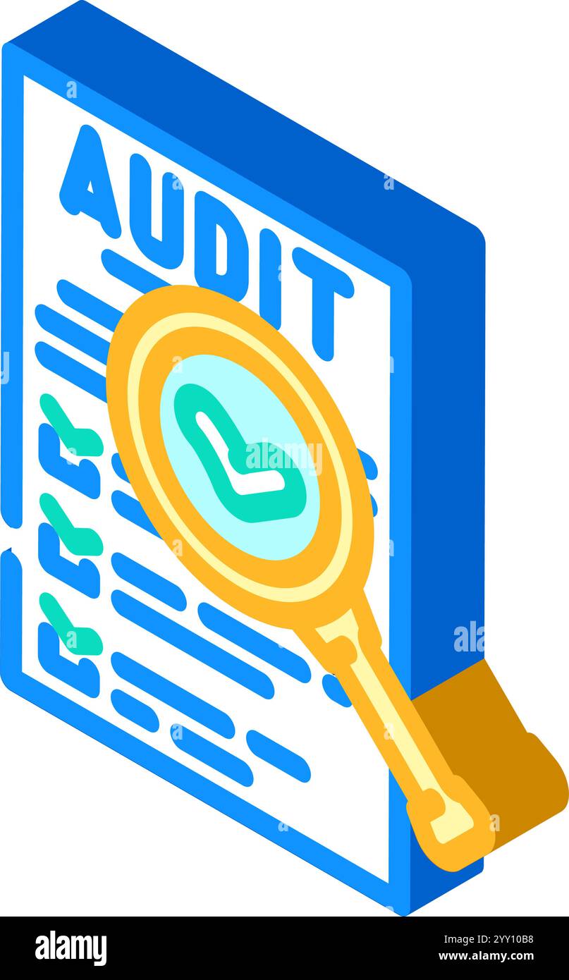 safety audit injury prevention isometric icon vector illustration Stock ...