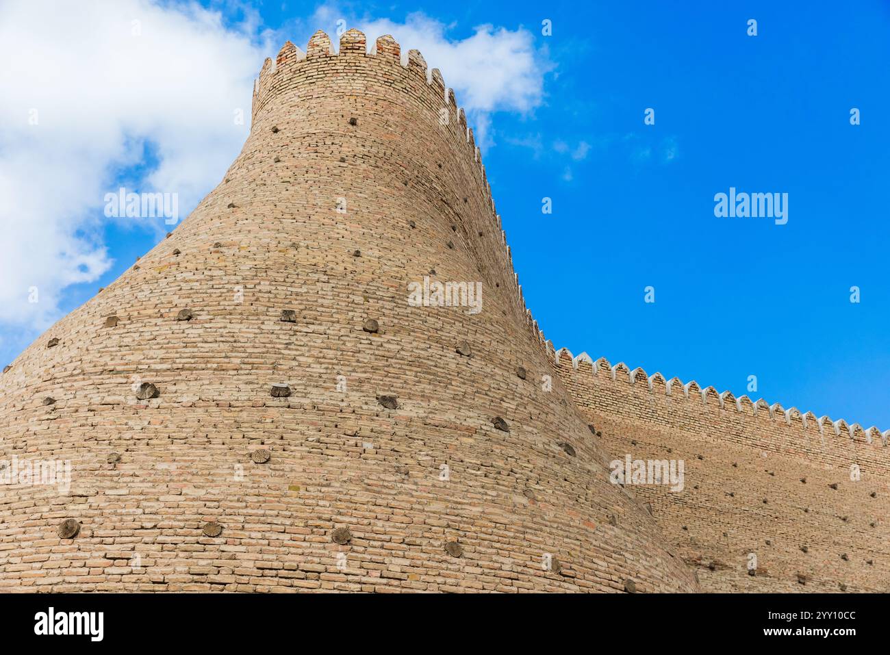 Massive fortress located in Bukhara, Uzbekistan, that was initially ...