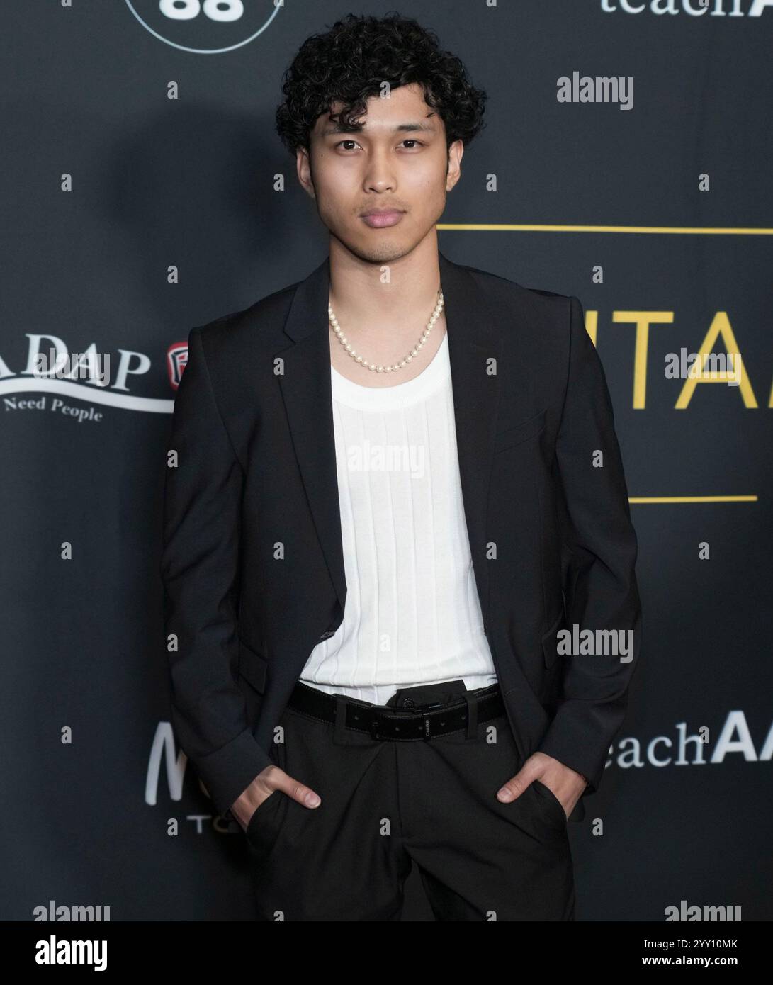 Los Angeles, USA. 17th Dec, 2024. Chase Del Rosario arrives at the 2024 ...