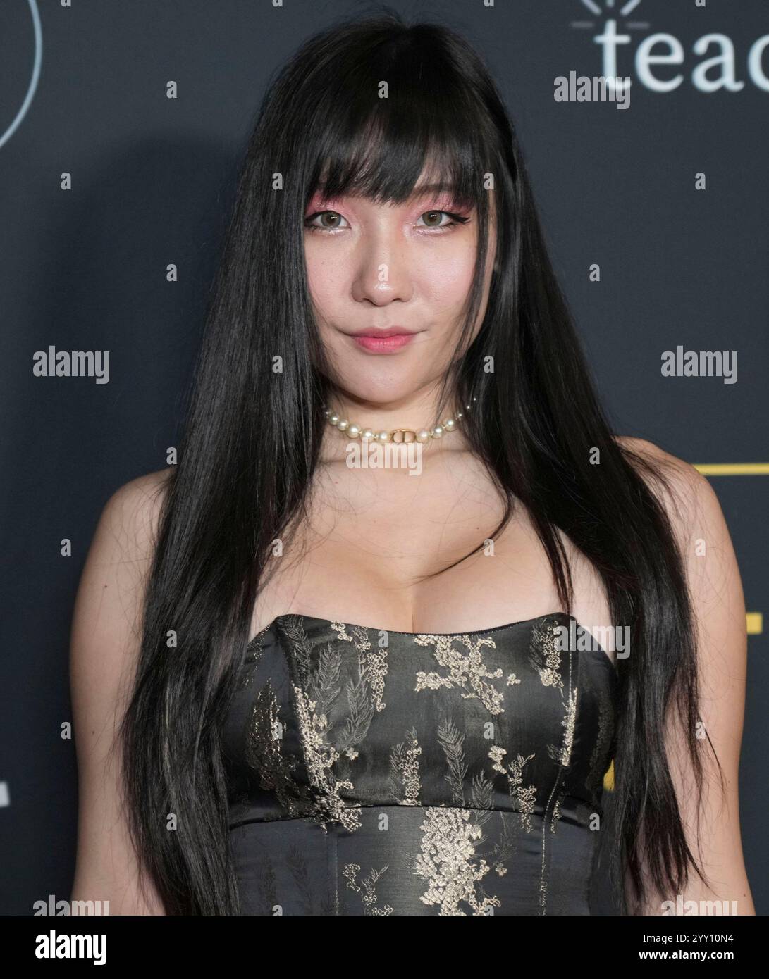 Los Angeles, USA. 17th Dec, 2024. Eunchae Jang arrives at the 2024 UNTAMED Agency AAPI Holiday ...